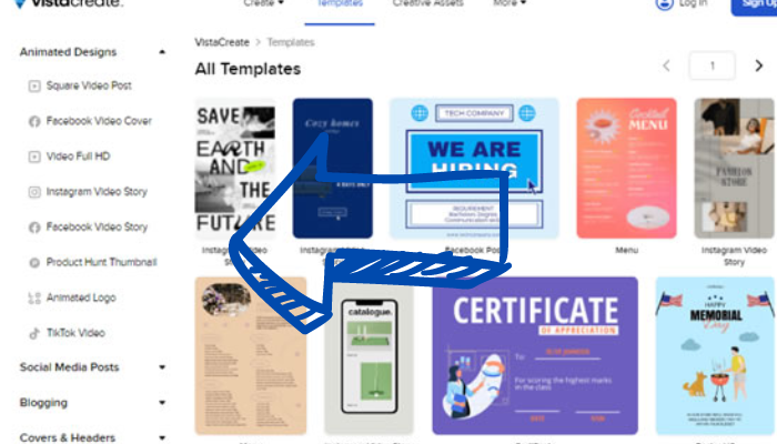 🚀 Vista Create - Herramienta online para crear diseños y animaciones ...